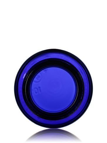 100 cc cobalt blue glass pill packer bottle with 38-400 neck finish