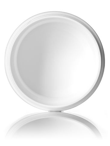 4 oz white PP/PS plastic double wall round base jar with 70-400 neck finish