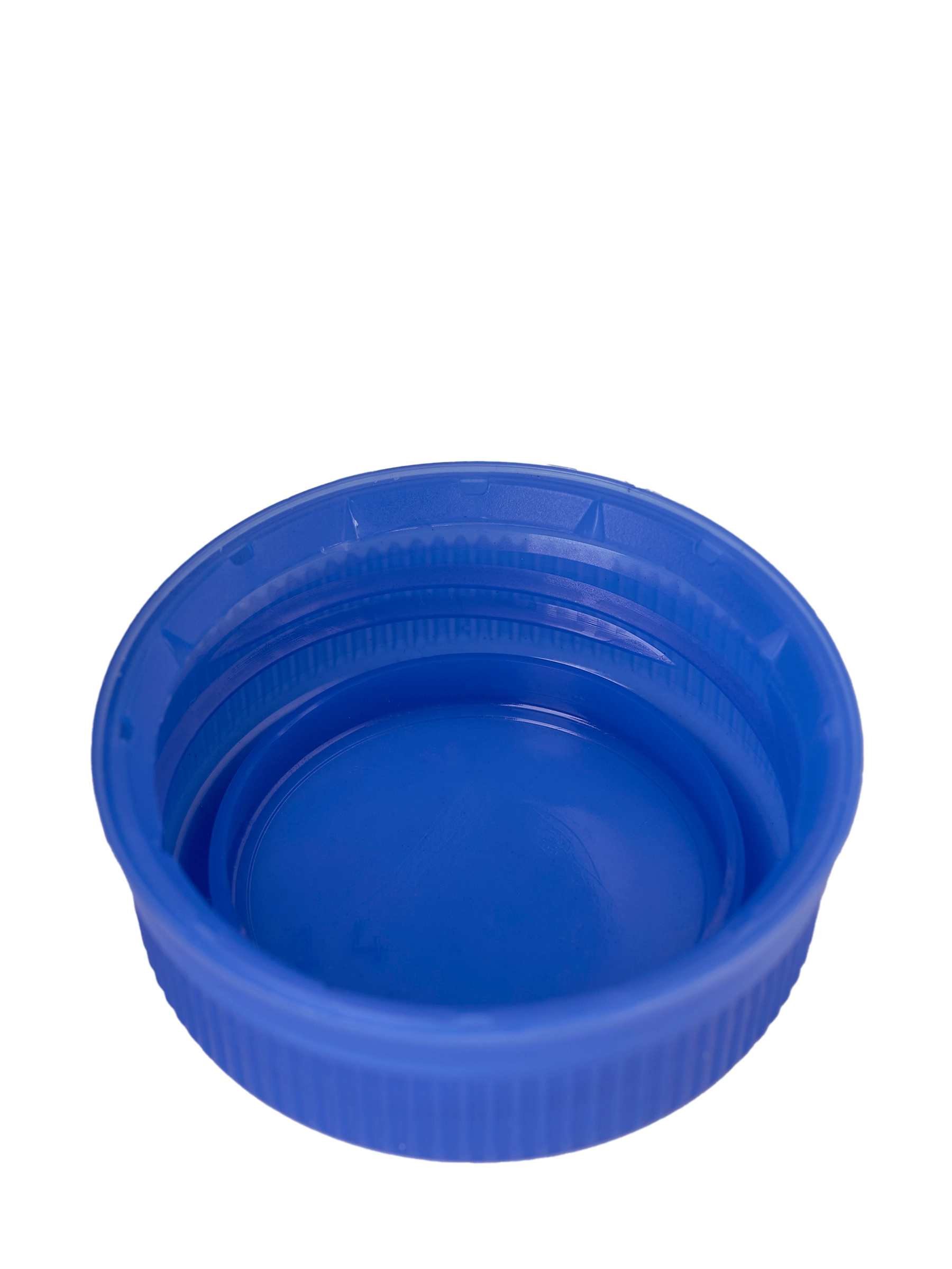 Blue HDPE Tamper-Evident Dairy Lid – L1356BL
