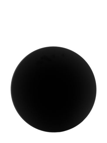 Black PP plastic 70-400 smooth skirt lid with foam liner