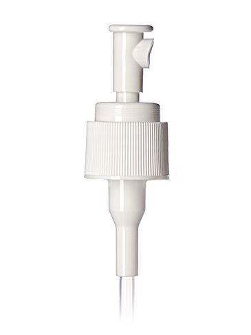 White PP plastic 24-410 ribbed skirt regular-mist fingertip sprayer ...